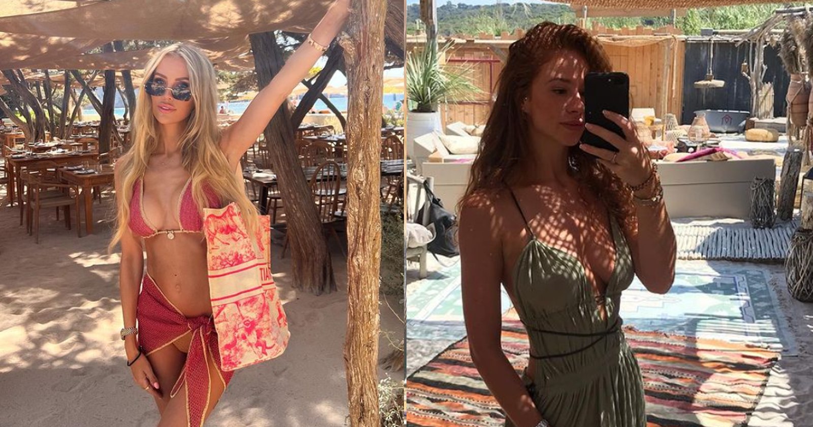 Verloofde van Thibaut Courtois poseert in sensuele outfit, Eline De Munck amuseert zich in ...