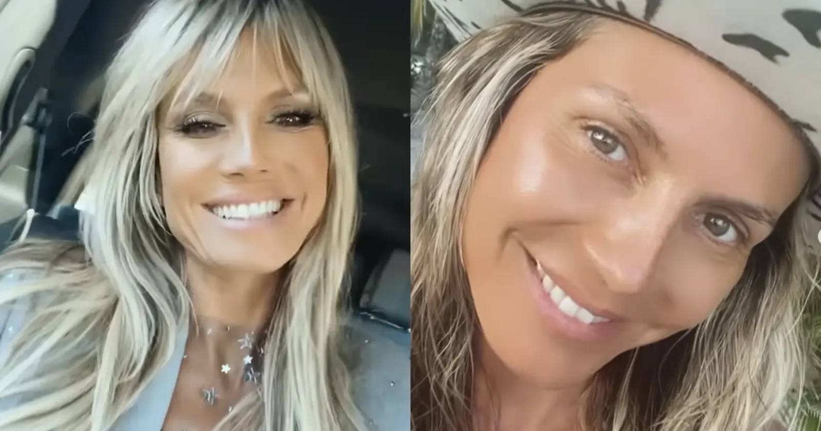 Heidi Klum kroop wel érg schaarsgekleed in haar halloweenoutfit en ...